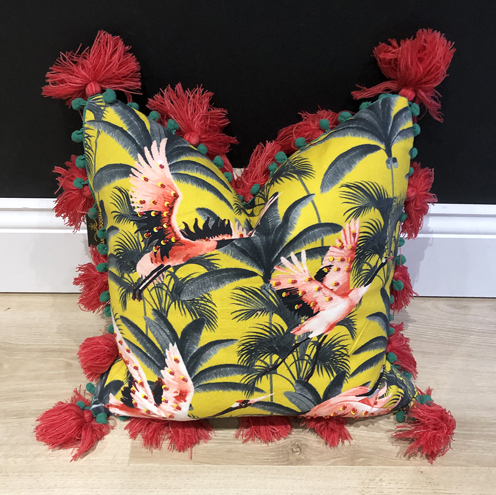 Flocking Fabulous Cushion – Home Style Junky